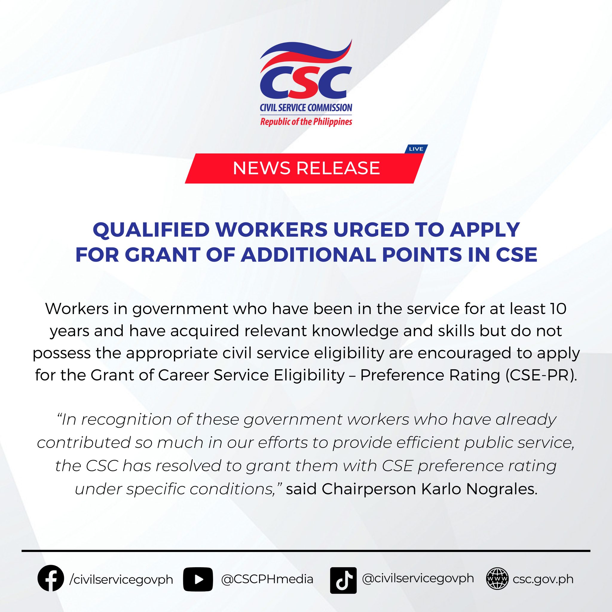 What is Career Service Eligibility – Preference Rating (CSE-PR ...