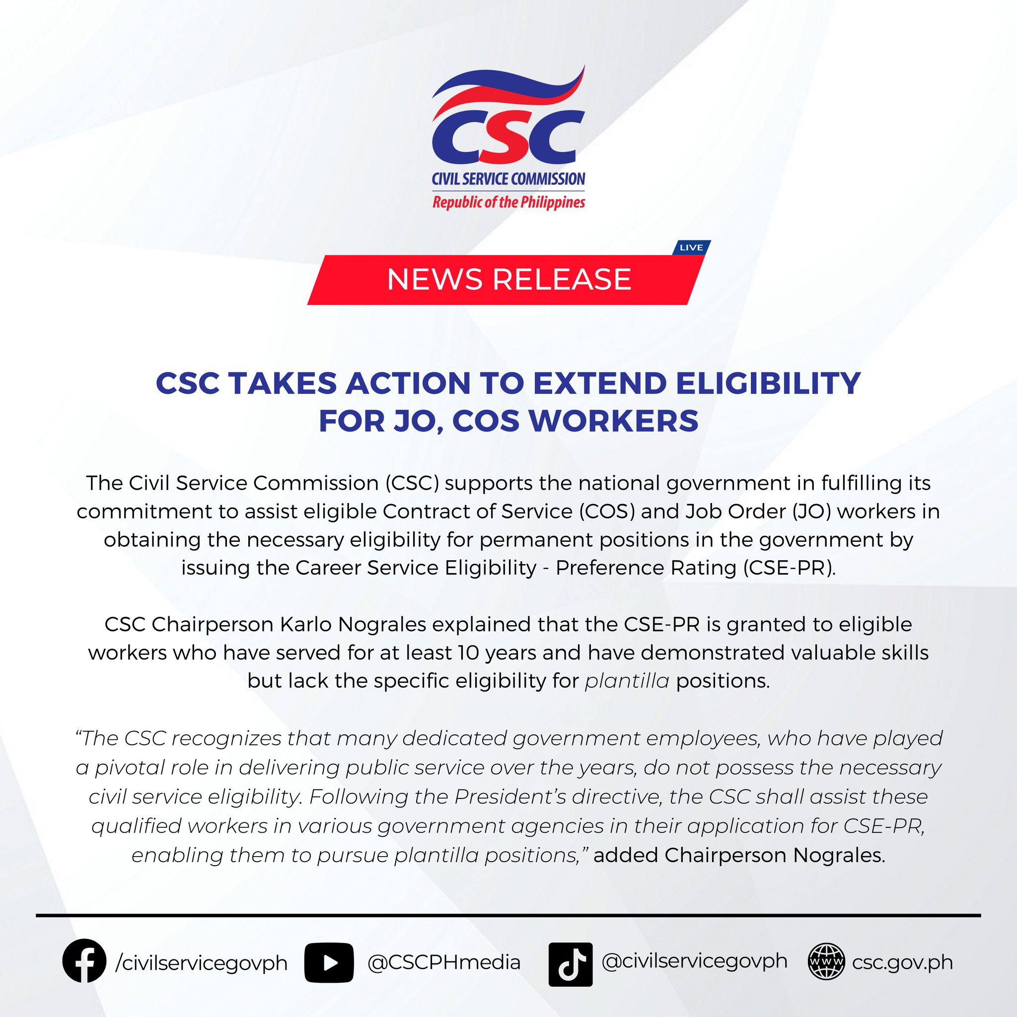 What is Career Service Eligibility – Preference Rating (CSE-PR ...