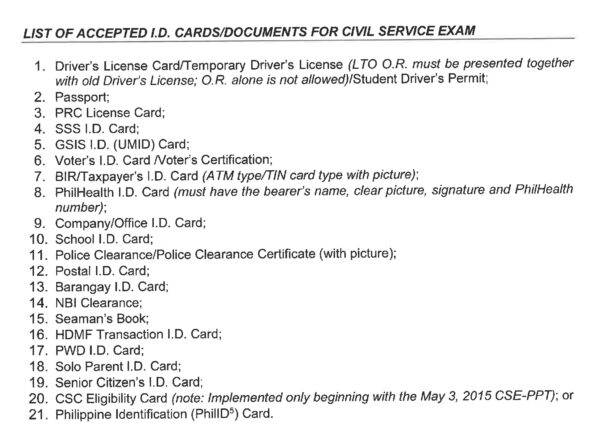 LIST OF PASSERS: January 2025 Career Service Examination for Foreign ...