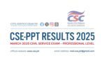 CSE RESULTS (Professional Level): March 2025 Civil Service Exam List of ...